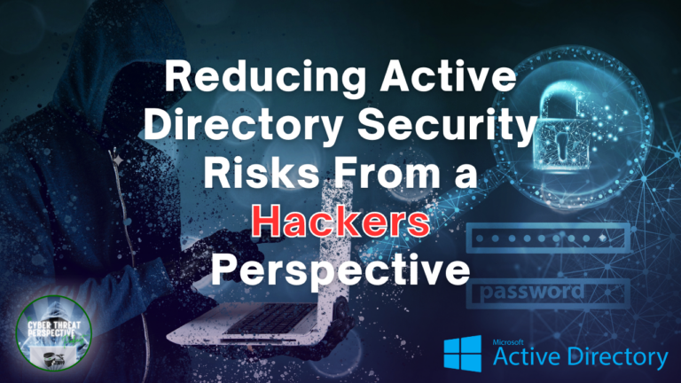 Episode 46: Reducing Active Directory Security Risks from a Hackers Perspective - Offensive ...